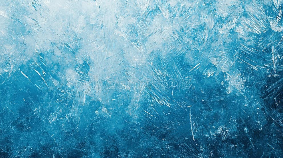 Blue Ice Crystals Texture Background Stock Illustration - Illustration ...