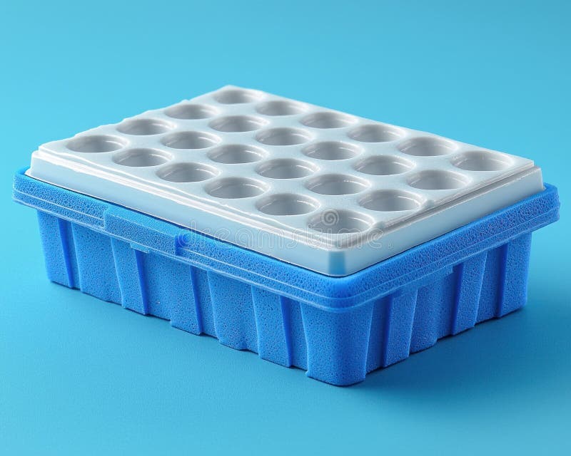 Microcentrifuge Tube Rack stock illustration. Illustration of ...