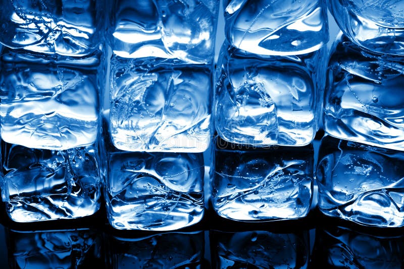 Blue ice cubes stock image. Image of background, chilly - 5039639