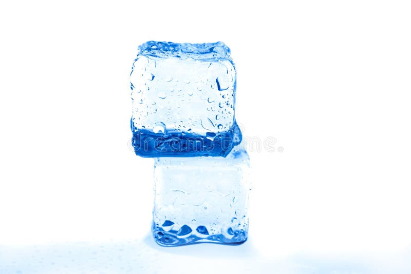 Blue ice cubes stock photo. Image of cold, glass, drip - 106322094