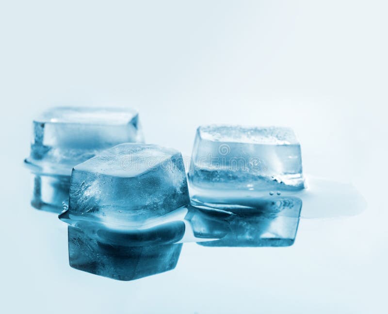 Blue ice cubes stock photo. Image of blue, cube, bubble - 41588540