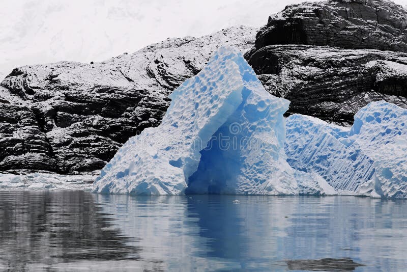 Blue ice floe stock image. Image of patagonia, grey, berg - 2488517