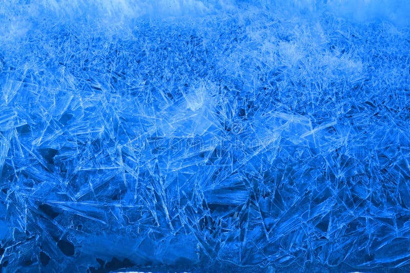 Ice Crystals in Blue stock image. Image of natural, size - 101434855