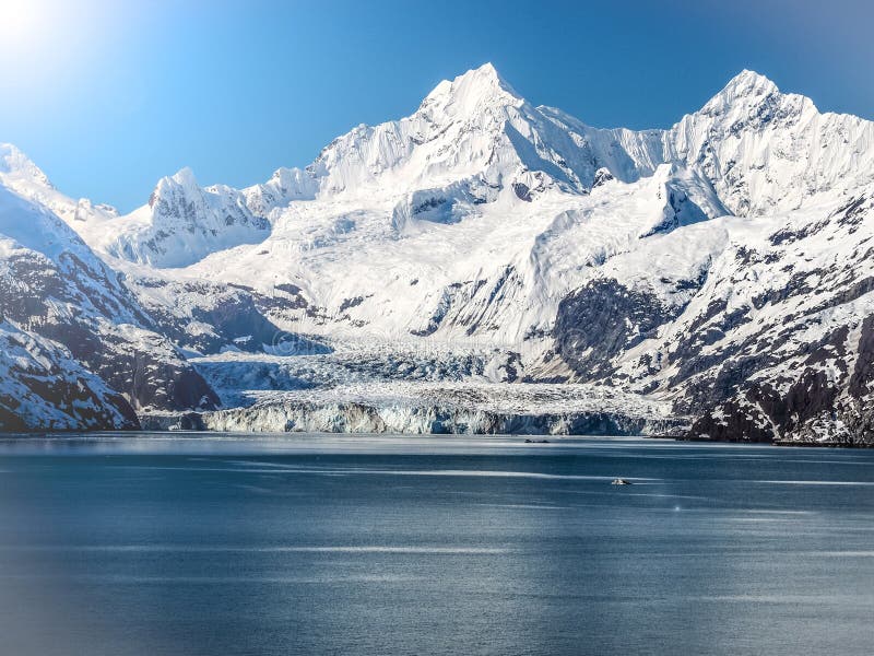 Blue Ice stock image. Image of sunny, mountain, ocean - 84144347