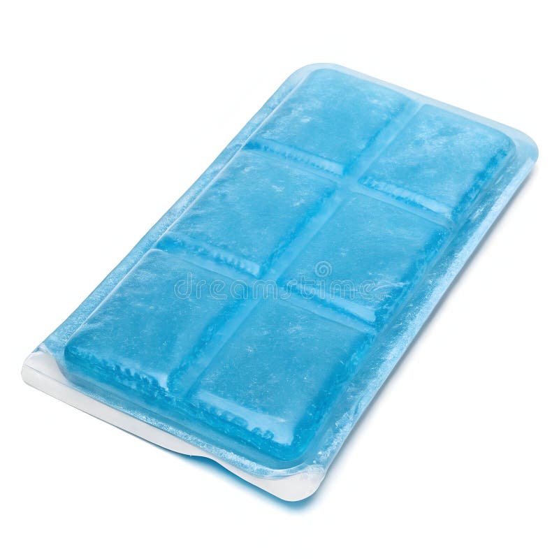 Blue Ice Pack stock illustration. Illustration of product - 356429403