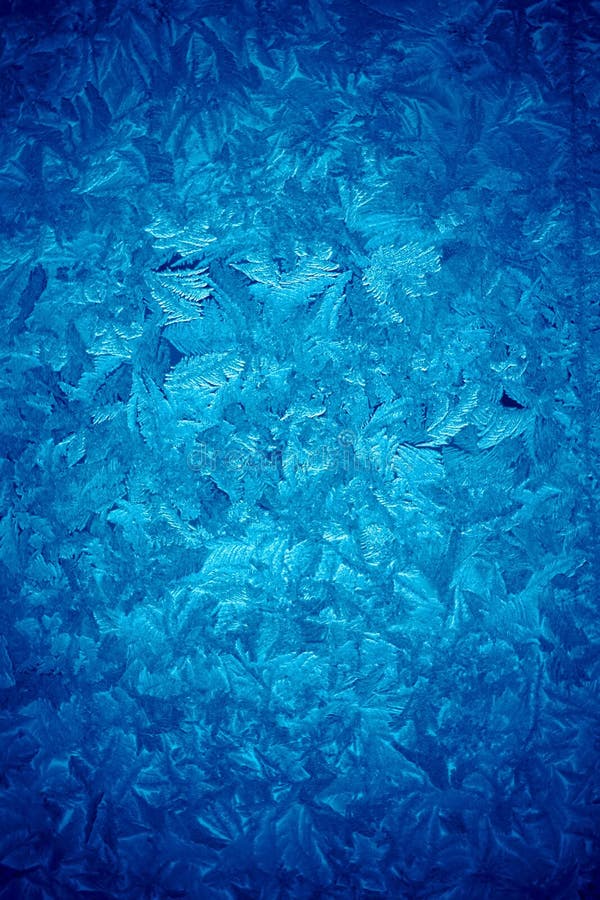 Blue Ice Patterns stock image. Image of frosty, dream - 52660995
