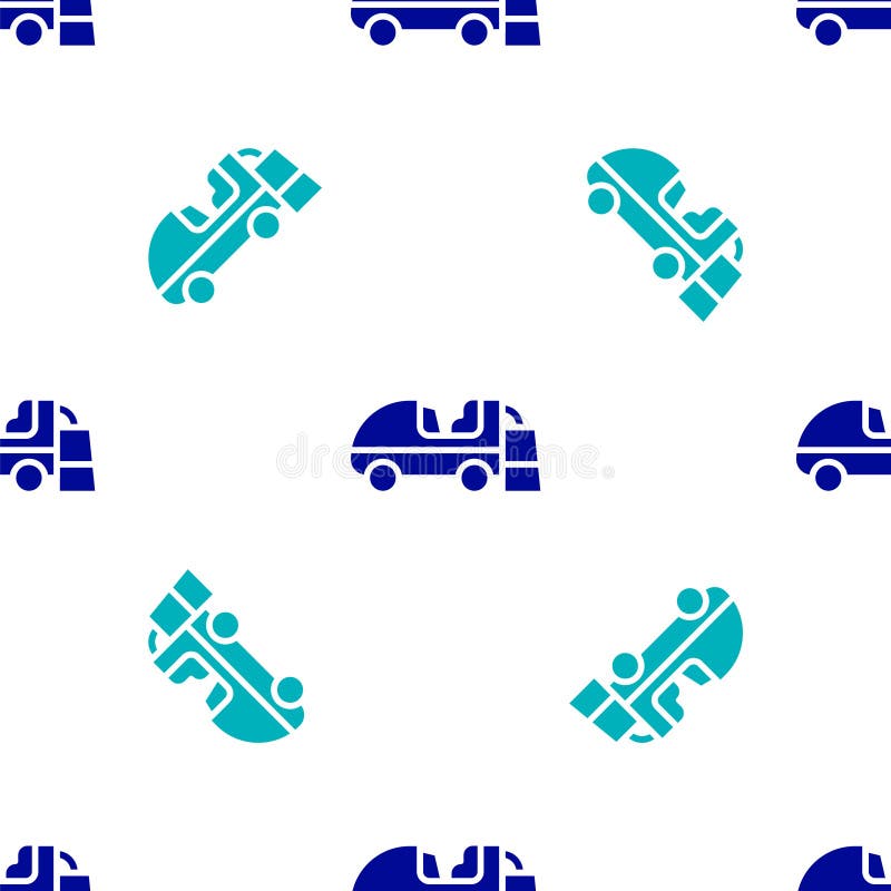 Blue Ice Resurfacer Icon Isolated on Blue Background. Ice Resurfacing ...