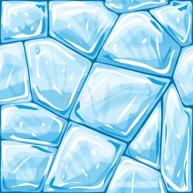 Blue ice seamless pattern stock vector. Illustration of cold - 47090308