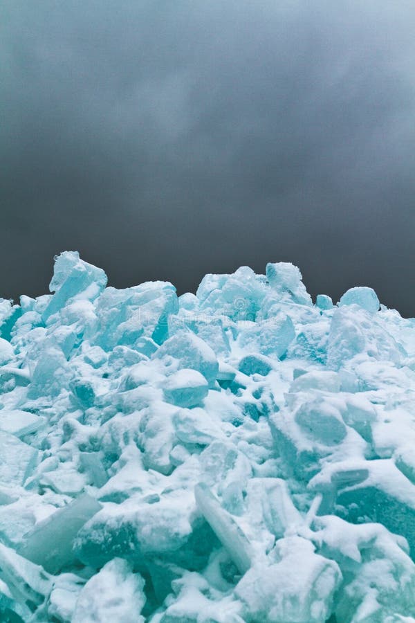 Blue Ice stock photo. Image of lake, minnesota, seasons - 42897234