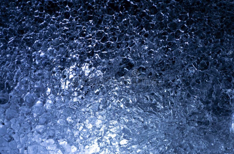 Blue Ice Texture. Abstract Frozen Background of Ice Stock Image - Image ...