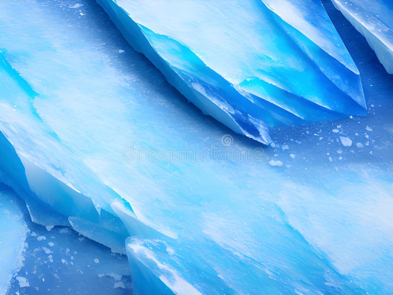 Blue Ice Texture Background , Ai Generated Stock Illustration ...