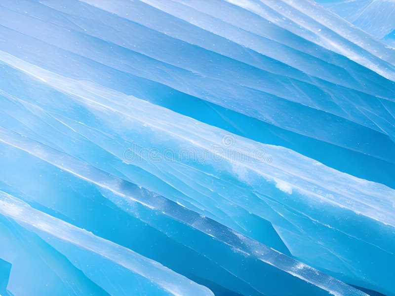 Blue Ice Texture Background , Ai Generated Stock Illustration ...