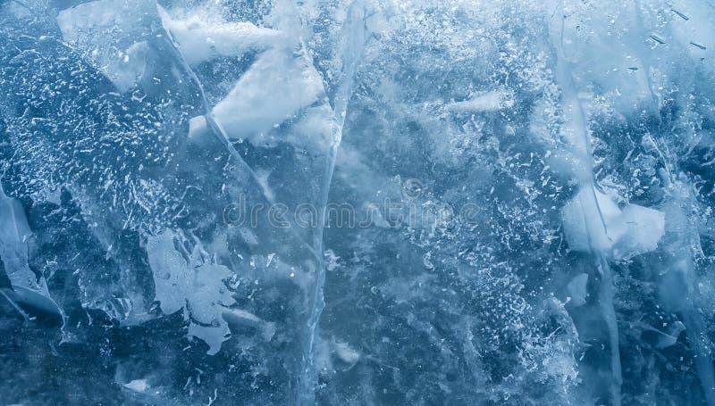 Blue Ice Texture Background,generated with AI. Stock Illustration ...