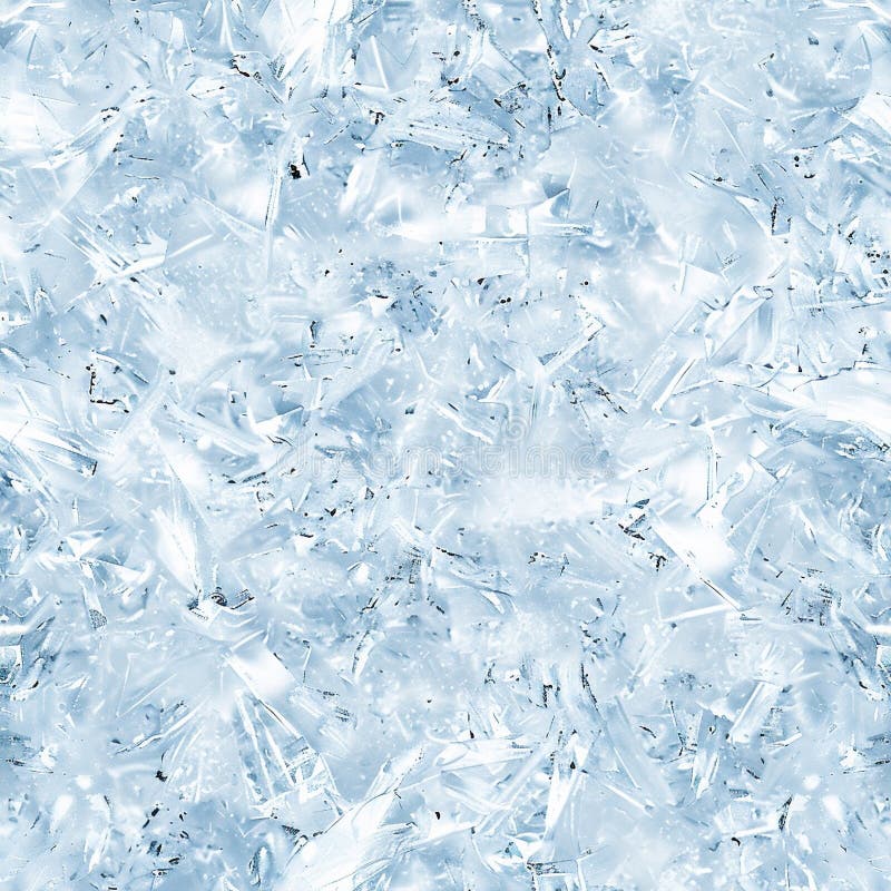 Blue Ice Texture Seamless Pattern Stock Illustration - Illustration of ...