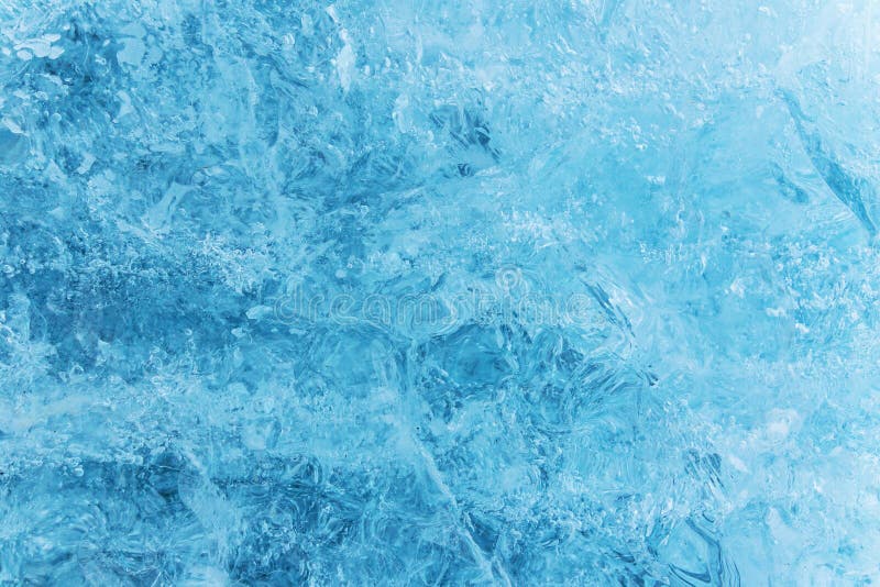 Blue Ice Texture, Winter Background, Texture of Ice Surface. Stock ...