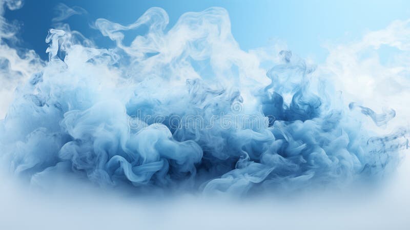 Blue ice vapor stock illustration. Illustration of flow - 303170093
