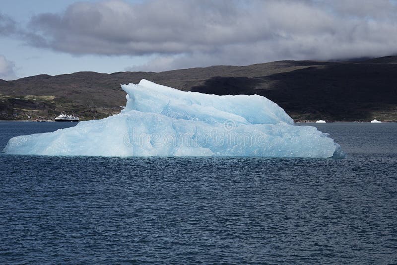 Blue iceberg stock photo. Image of nature, iceberg, journey - 47945098
