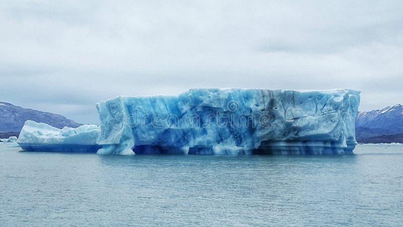 Blue Iceberg stock photo. Image of cloud, nature, argentina - 77510118