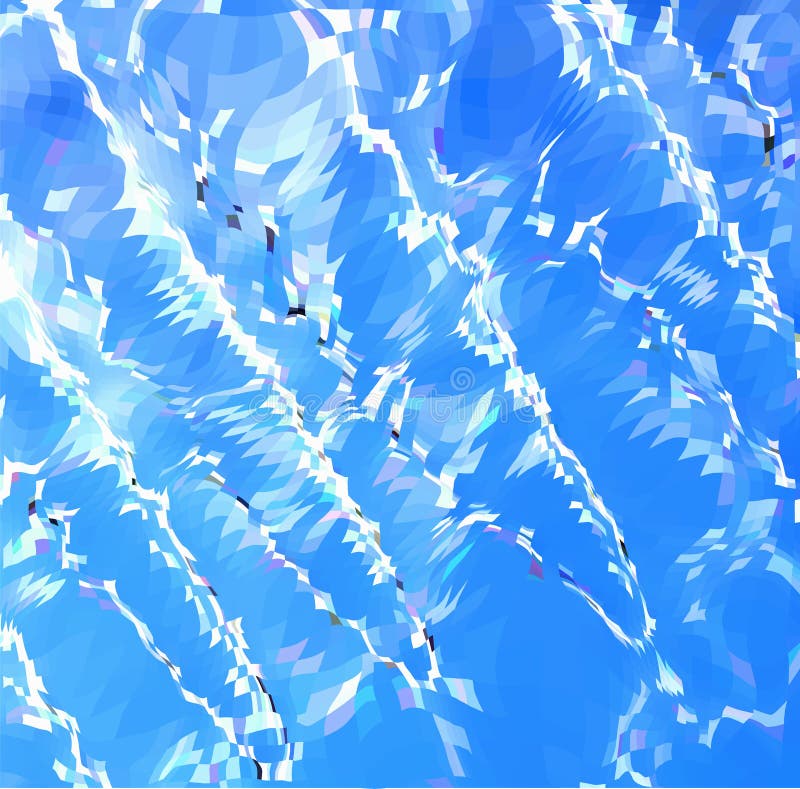 Blue Icicles. Vector Mosaic Background Stock Vector - Illustration of ...