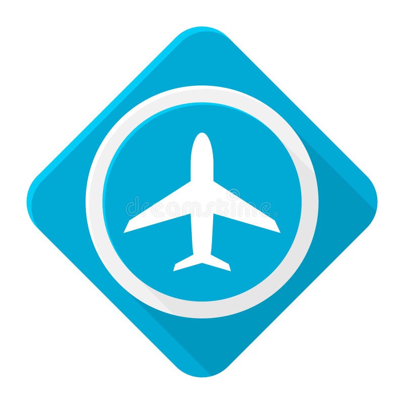 Blue Icon Scissors with Long Shadow Stock Vector - Illustration of pair ...