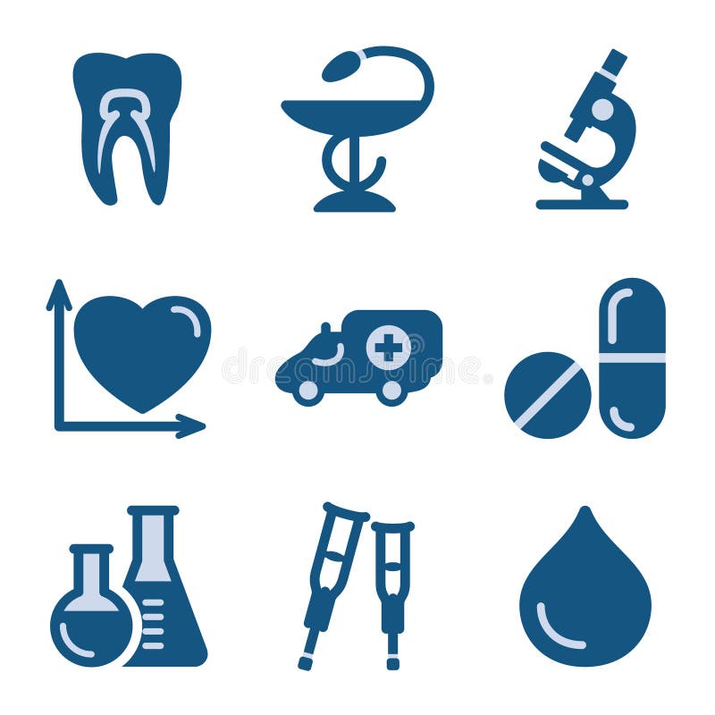 Blue icon set 13 stock vector. Illustration of control - 8629512