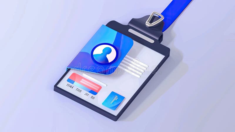 Azure Access Pass: Access Granted Stock Image - Image of identification ...