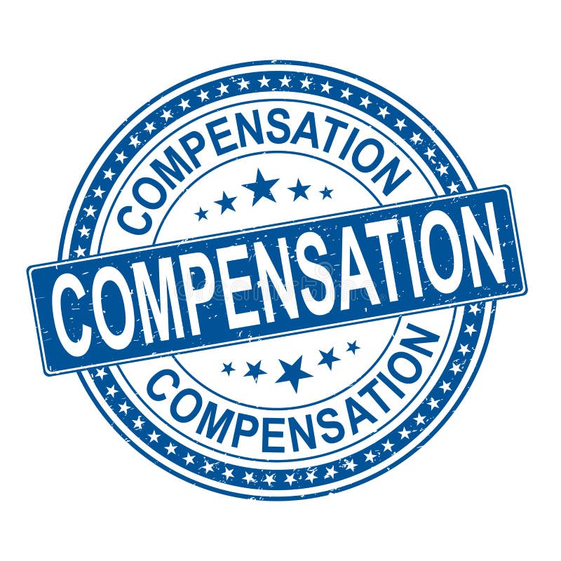 Compensation Icon Isolated On White Background Stock Vector ...