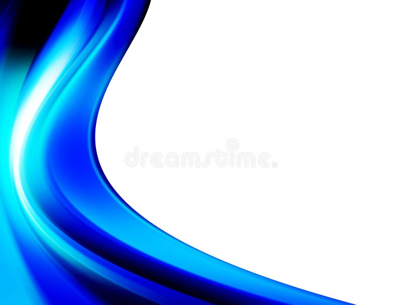 Abstract Blue Wave Background with Stripes Stock Vector - Illustration ...