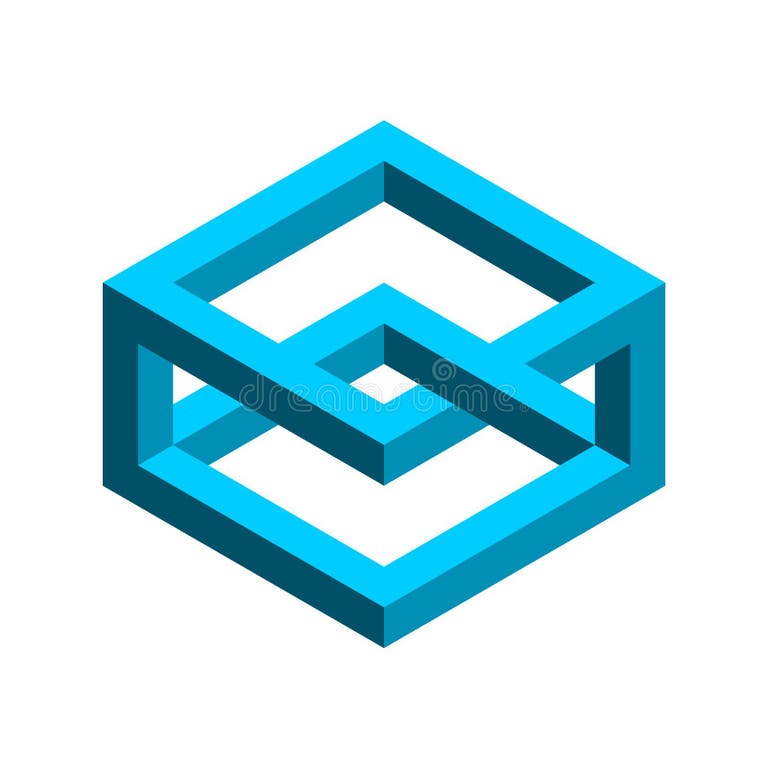 Impossible Rectangle Stock Illustrations – 638 Impossible Rectangle ...