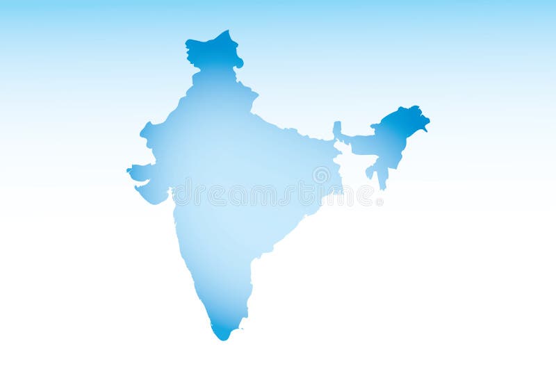 Map Of India Blue A 3d Map Of India On A White Background Sponsored Images