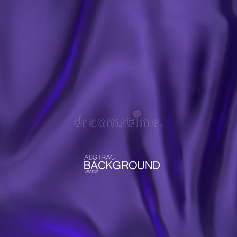 Blue indigo silk fabric. stock vector. Illustration of concept - 80083835