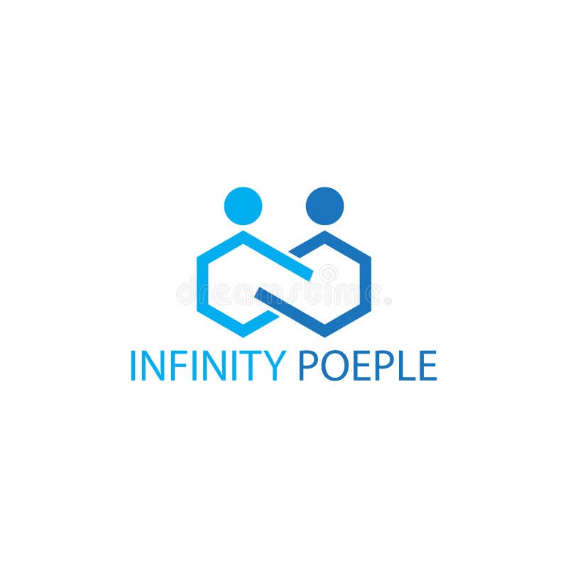 Blue Infinity Matrix Web Background Stock Illustration - Illustration ...