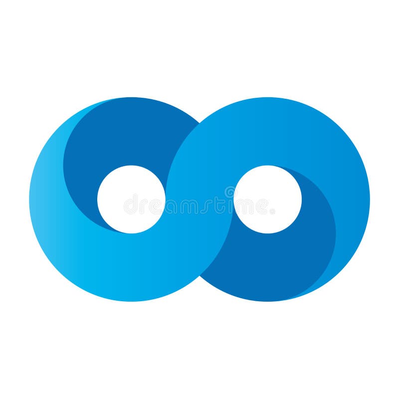 Infinity Symbol Abstract 3d Design Element Emblem Icon Stock ...