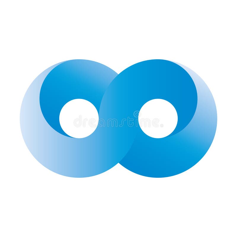 Infinity Symbol Abstract 3d Design Element Emblem Icon Stock ...