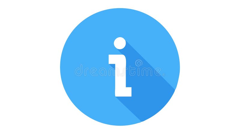 Blue Information Icon, Details or Help Vector Symbol, Vector Design ...