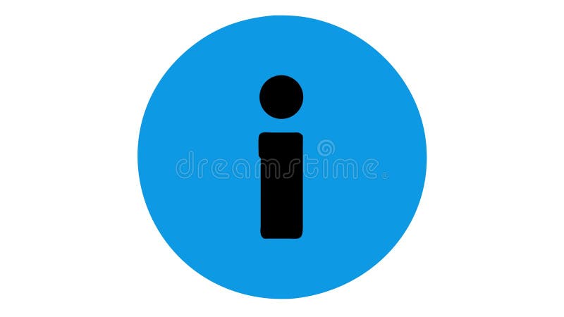Blue Information Icon, Help or Details Vector Symbol, Vector Design ...