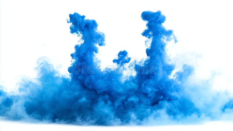 Blue Ink Splash Creates Vibrant and Dynamic Visual Effect, Showcasing ...