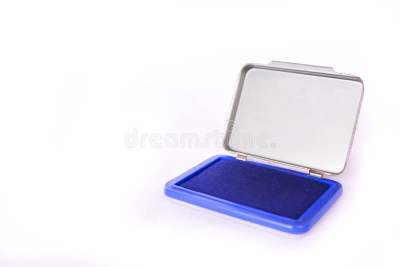 Blue ink stamp stock photo. Image of object, office, base - 45456954