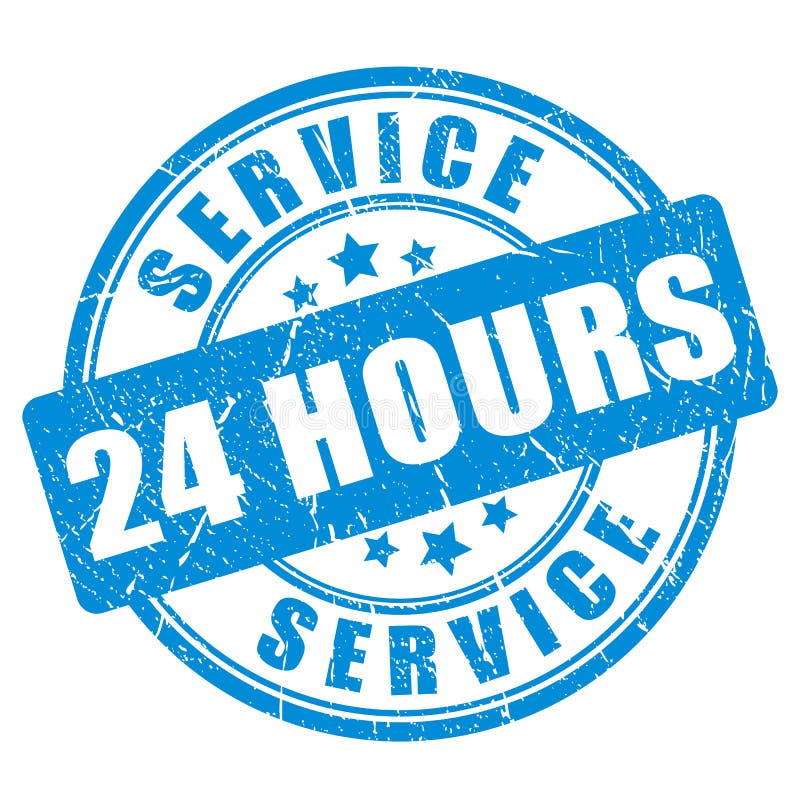 24 Hour Emergency Service Logo Stock Illustrations – 391 24 Hour ...