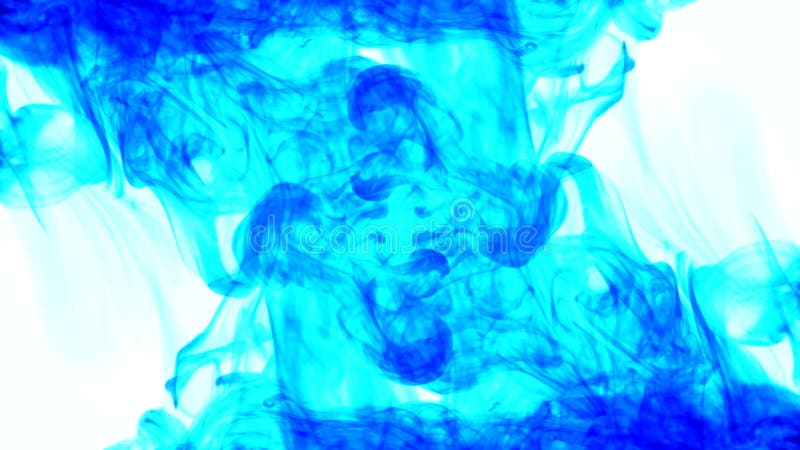 Blue Ink in Water.Creative Slow Motion Stock Image - Image of floating ...
