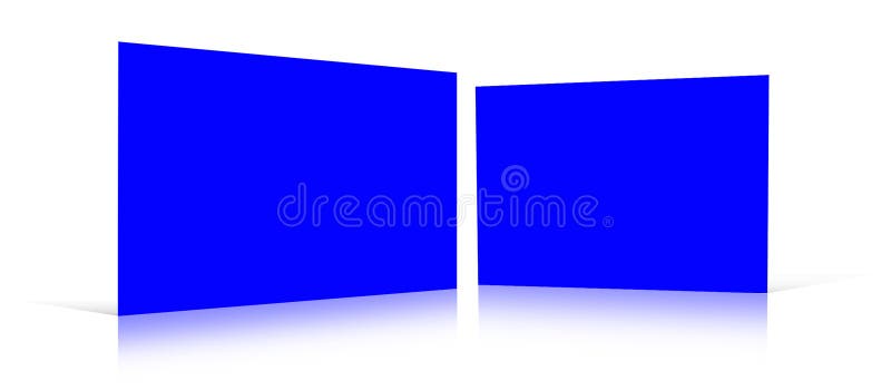Blue Insert Report or Screenshoot Blank Template for Presentation ...