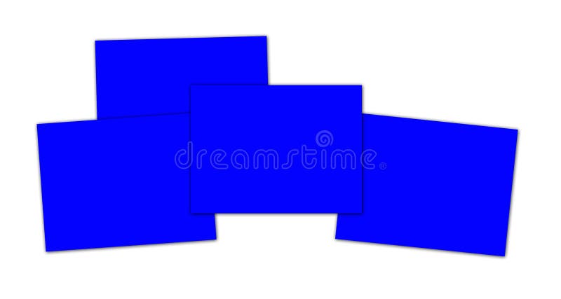 Blue Insert Report or Screenshoot Blank Template for Presentation ...