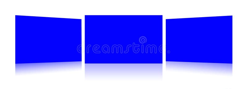 Blue Insert Report or Screenshoot Blank Template for Presentation ...