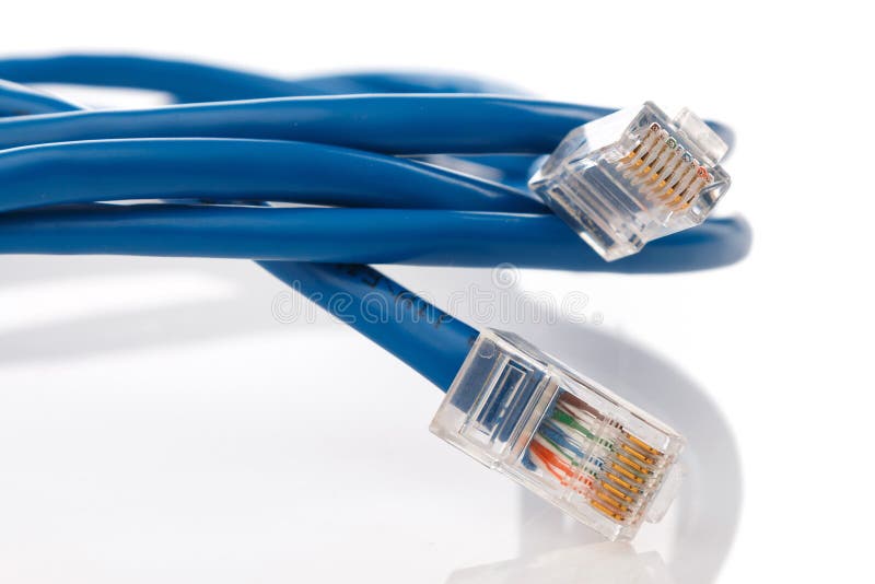 Blue internet cable stock image. Image of rj45, blue - 58130159