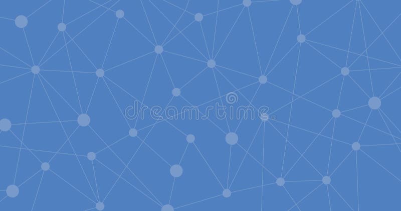 Blue Internet Connection, Molecular Abstract Background. Sense of ...
