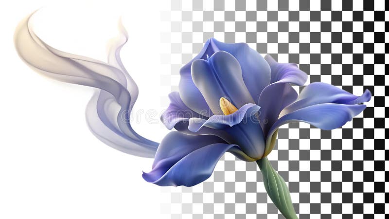 Blue Iris Flower, Elegant Bloom, Floral Beauty, Spring Flower, Iris ...