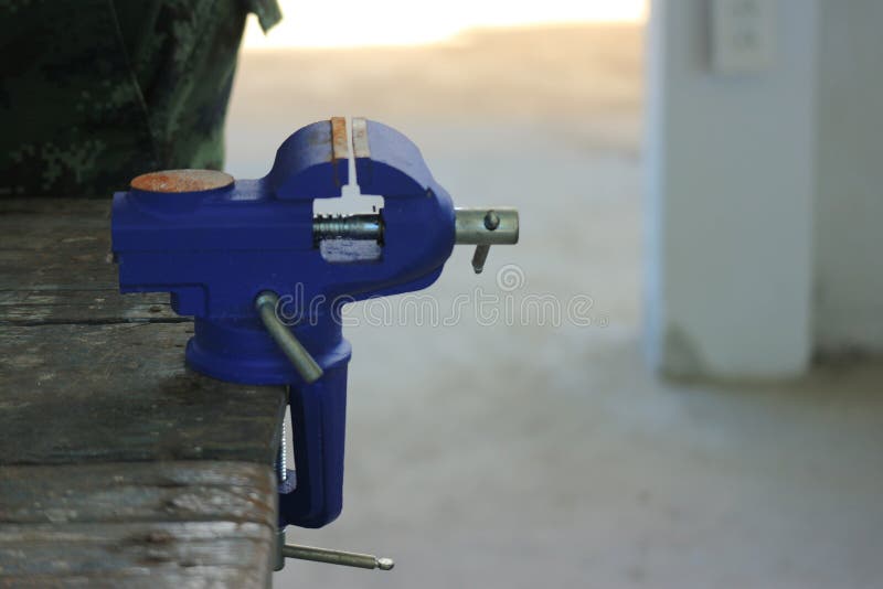 Blue Iron for Handicrafts Fasteners for Building Tools Stock Image ...