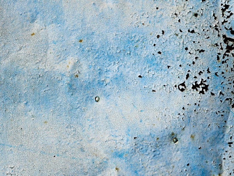 Blue Iron with Rust. Blue Rusty Metal Texture Background Stock Image ...
