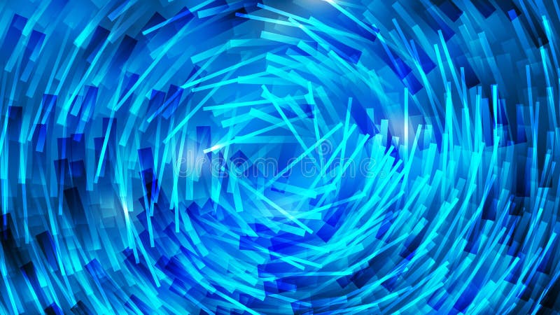 Blue Irregular Circular Striped Lines Background Stock Vector ...