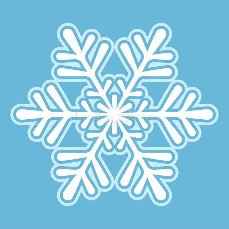 Blue Isolated Snowflake. Vector Icon, Logo Design Stock Vector ... Blue Isolated Snowflake. Vector Icon, Logo Design Stock Vector ...